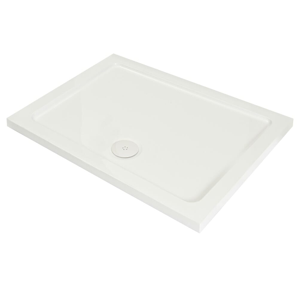 Doccia Walk-in a Due Lati con Piatto Doccia - Scelta di Dimensioni e ...